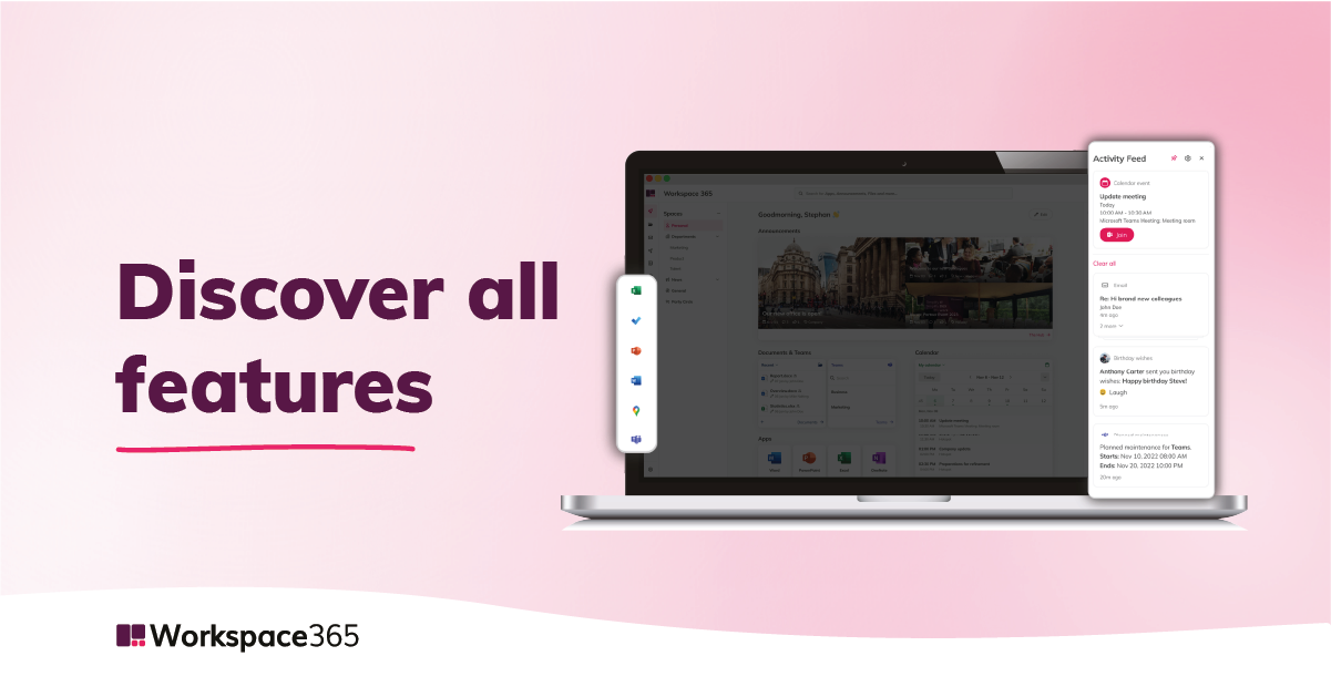 Workspace 365 | Ontdek onze features